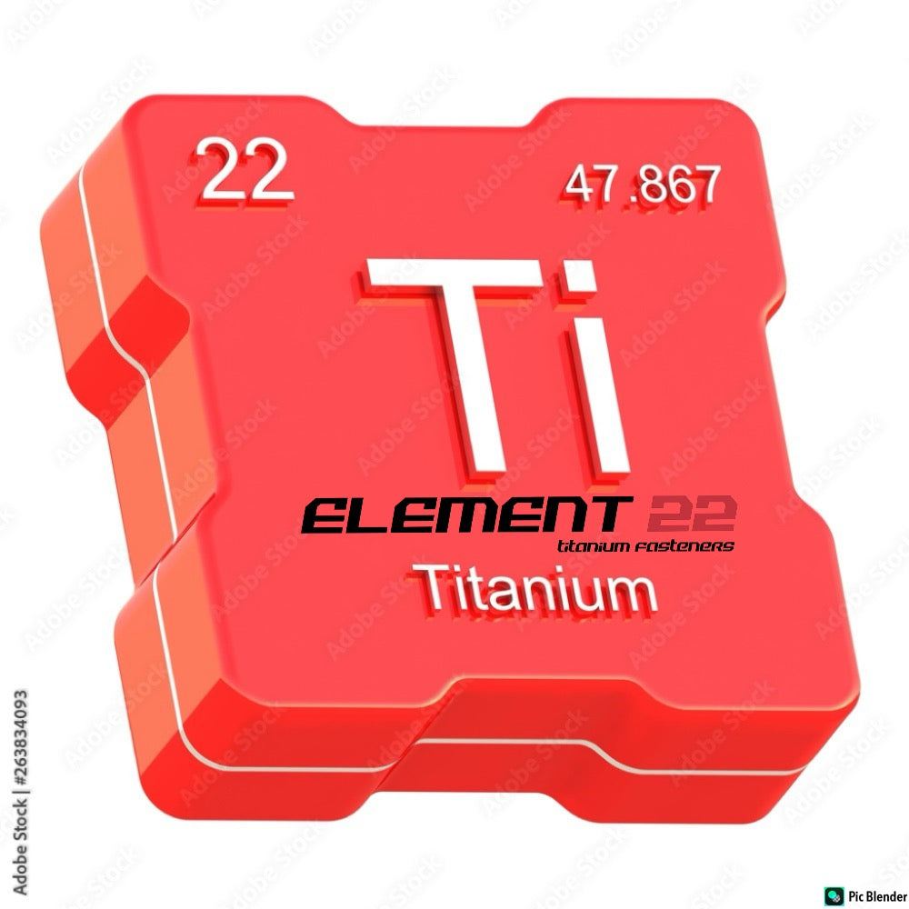 M6x25mm large titanium bolts – Element 22 Titanium Fasteners