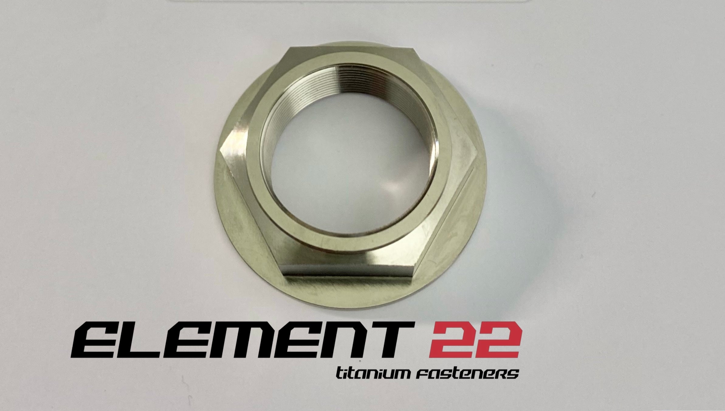 M28 titanium headstem nut – Element 22 Titanium Fasteners
